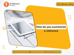 How Do You Summarize A Reference 